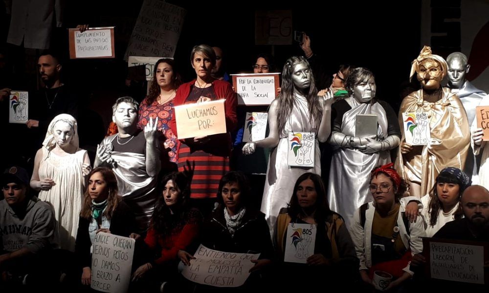 El arte como forma de protesta pacífica. Radio 3 Cadena Patagonia