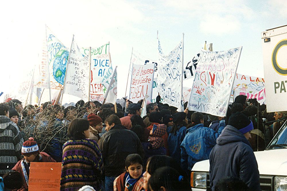 Basurero Nuclear: Se cumple un cuarto de siglo de la histórica marcha a ...