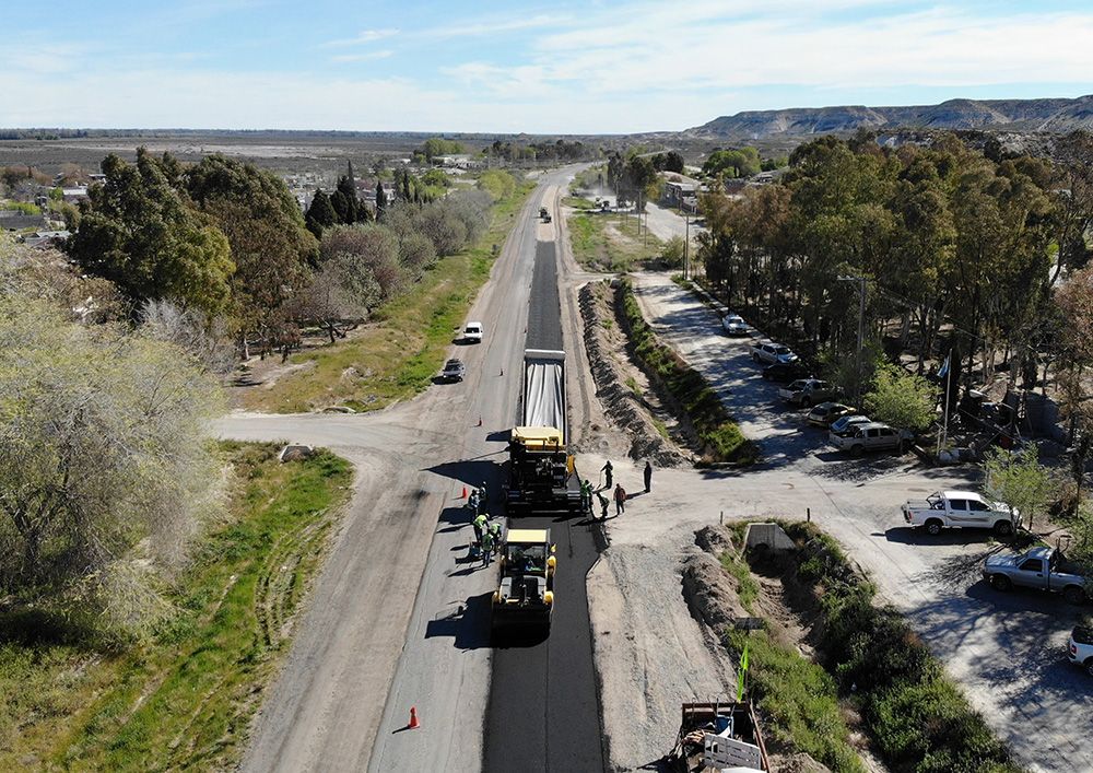 Avanzan los trabajos de reparación en la Ruta 25