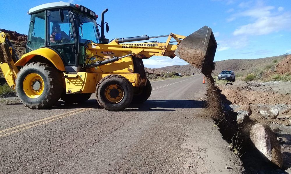 Siguen las tareas de recuperación en la Ruta 25