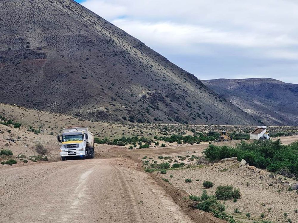 Tareas de reparación entre Cerro Cóndor y Paso de Indios