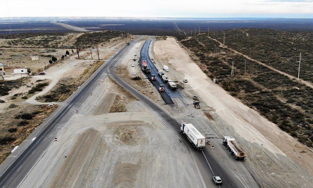 Comenzó la pavimentación de la Doble Trocha en Loma María