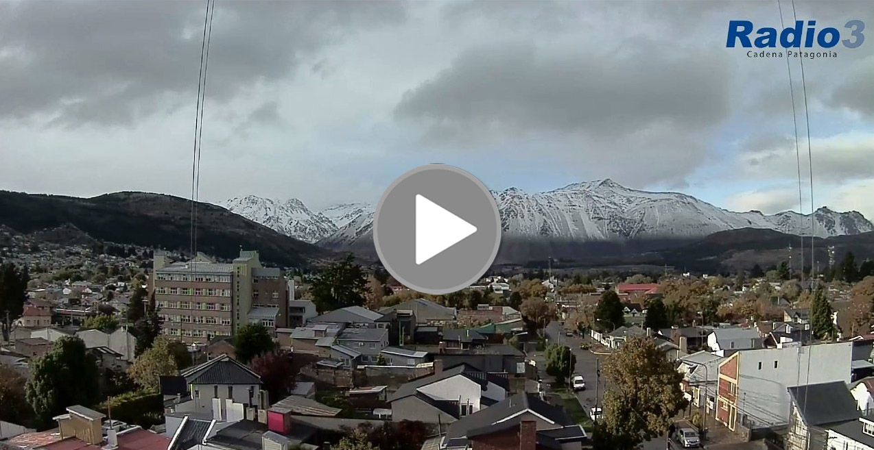 Mirá en vivo las montañas nevadas en Esquel