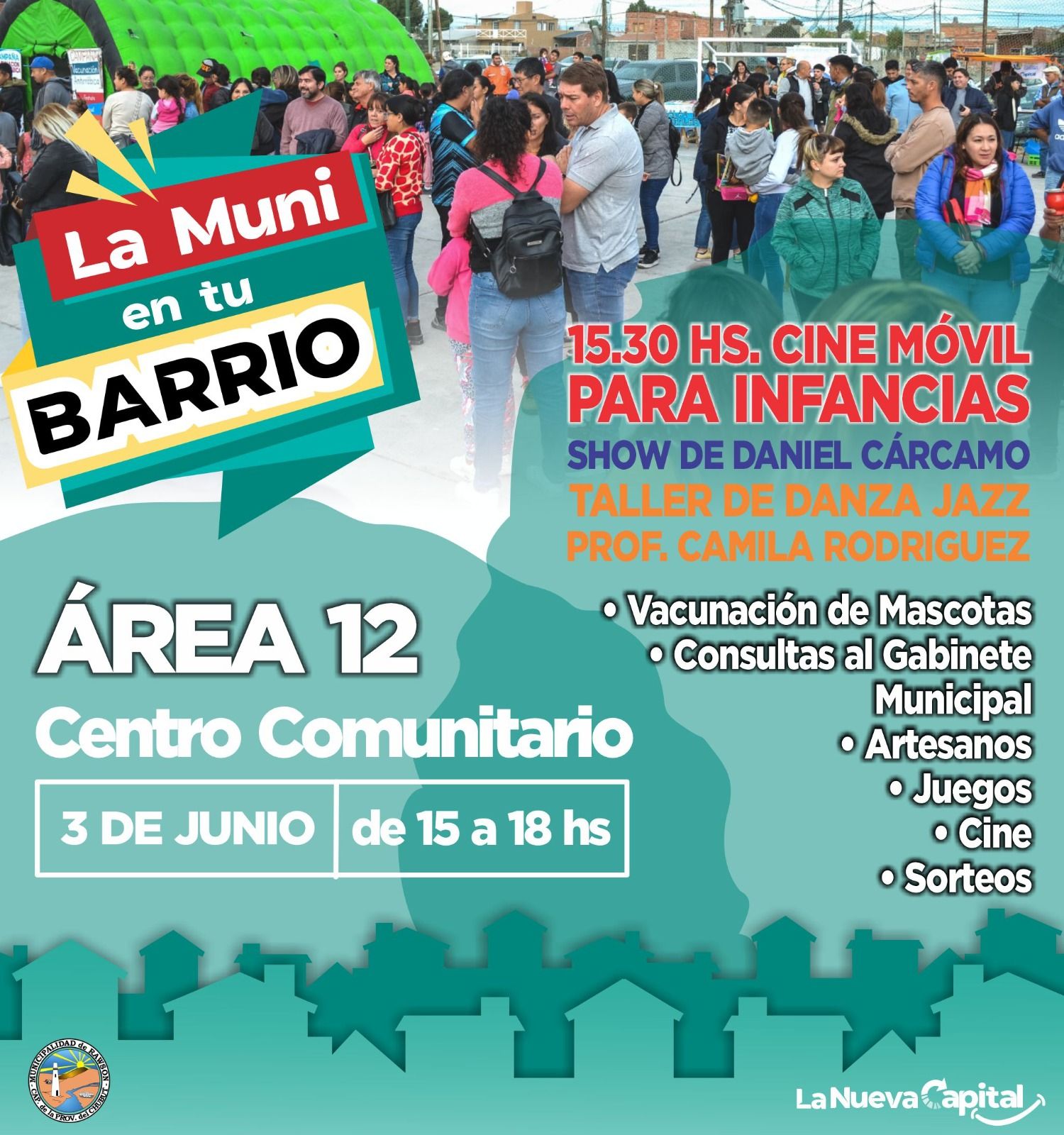 La “Muni en tu barrio” llega al Área 12 de Rawson