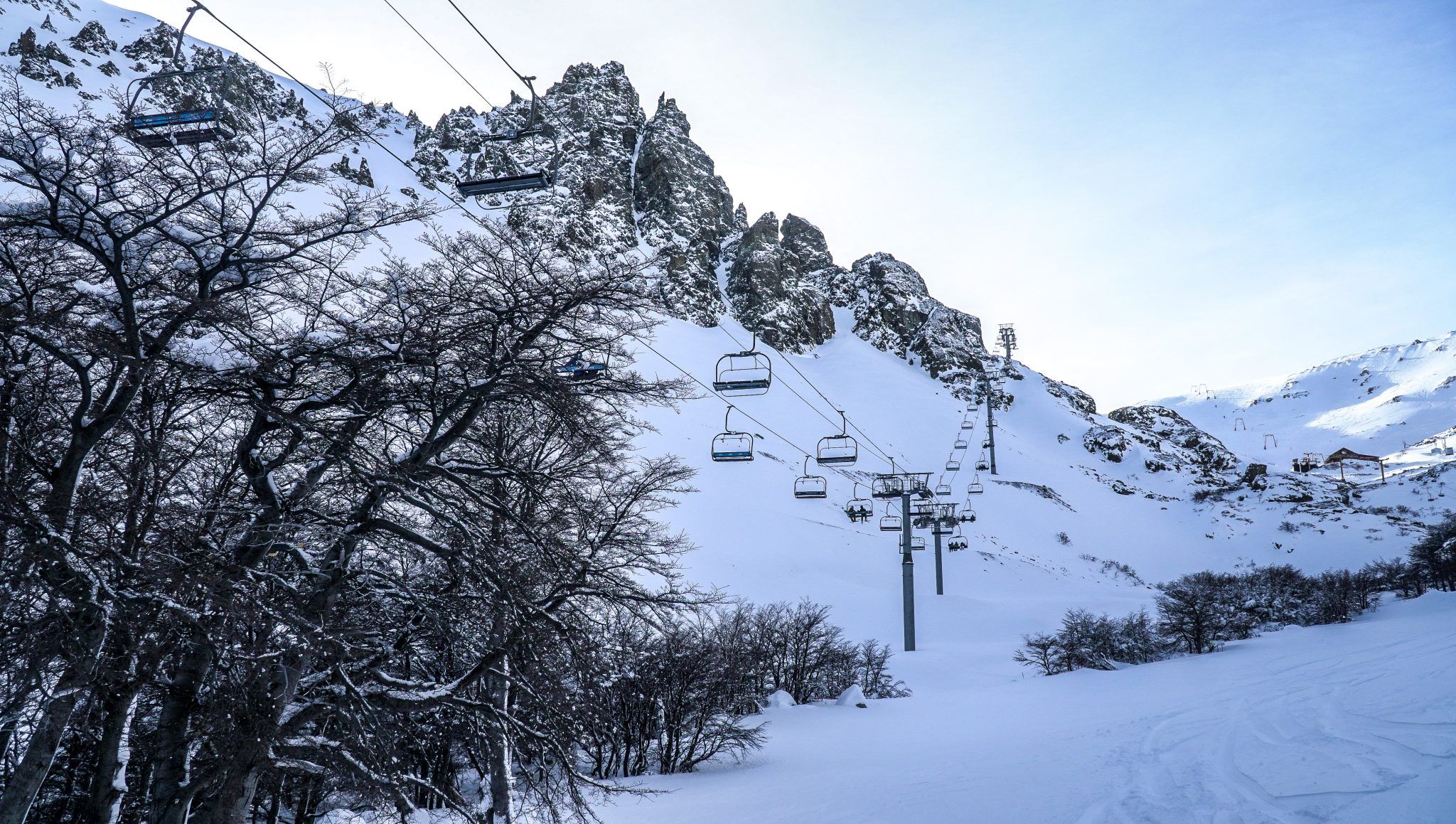 MIRÁ EL VIDEO | Así de hermoso es Esquel cuando se cubre de nieve