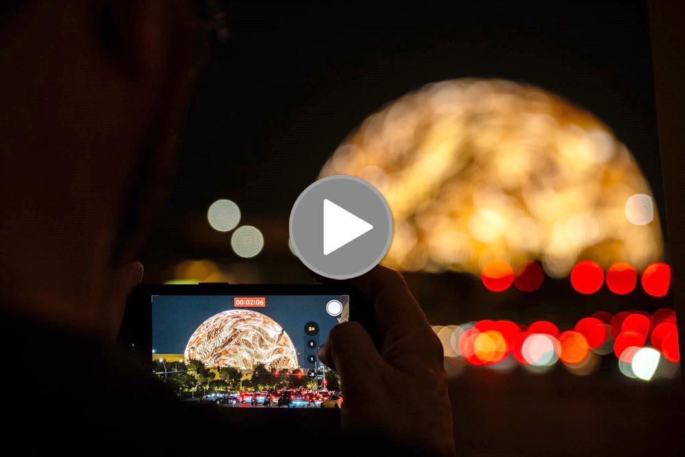 VIDEO | Conocé la alucinante esfera LED que debutó en Las Vegas