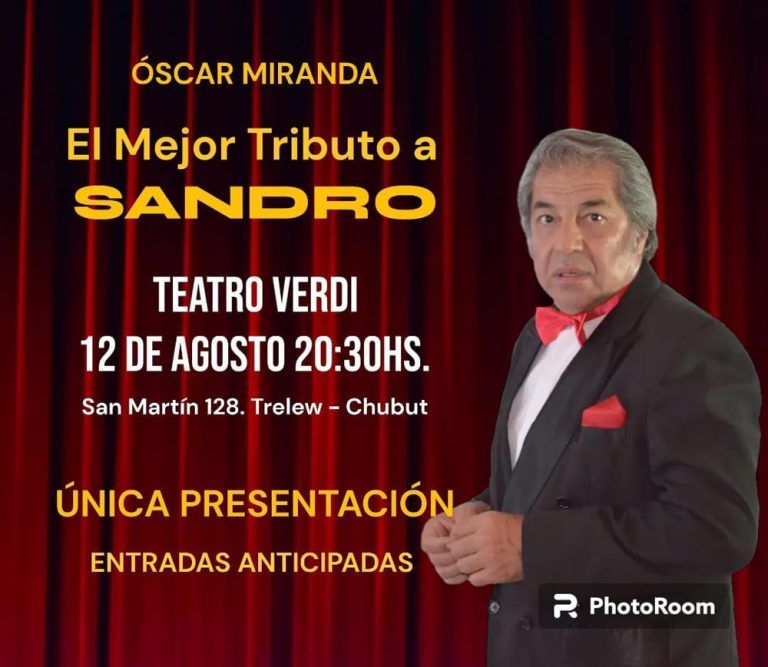El “mejor imitador de Sandro” estará en Trelew y Radio 3 te cuenta los ...