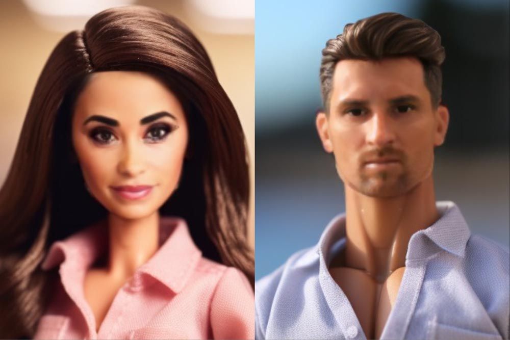 FOTOS | ¿Messi versión “Barbie”? Sí, la inteligencia artificial lo hizo