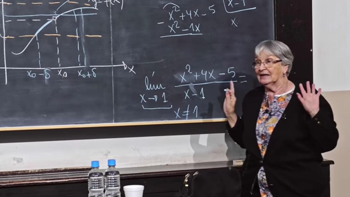 VIDEO | Conocé a la profesora de 75 años viral que enseña matemática ...