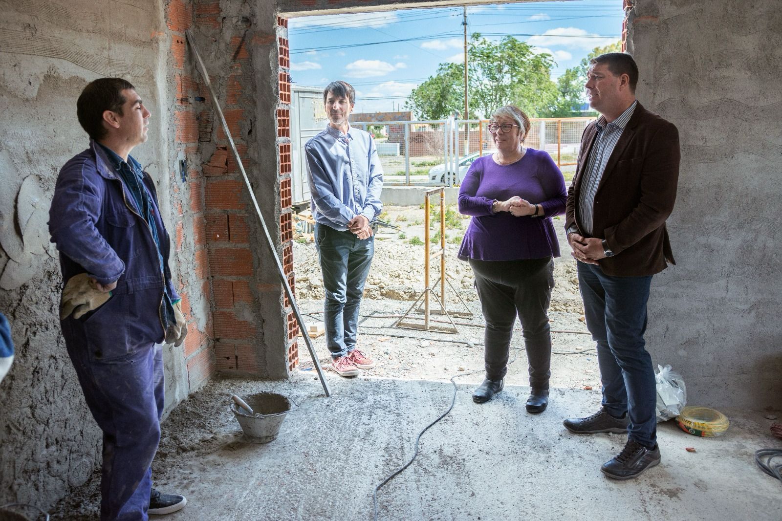 Avanza a buen ritmo la ampliación del Centro de Salud del Área 12 de Rawson