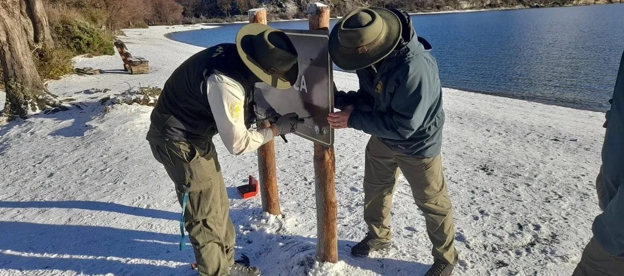 El Lago Roca recupera su nombre original por decisión del Gobierno ...