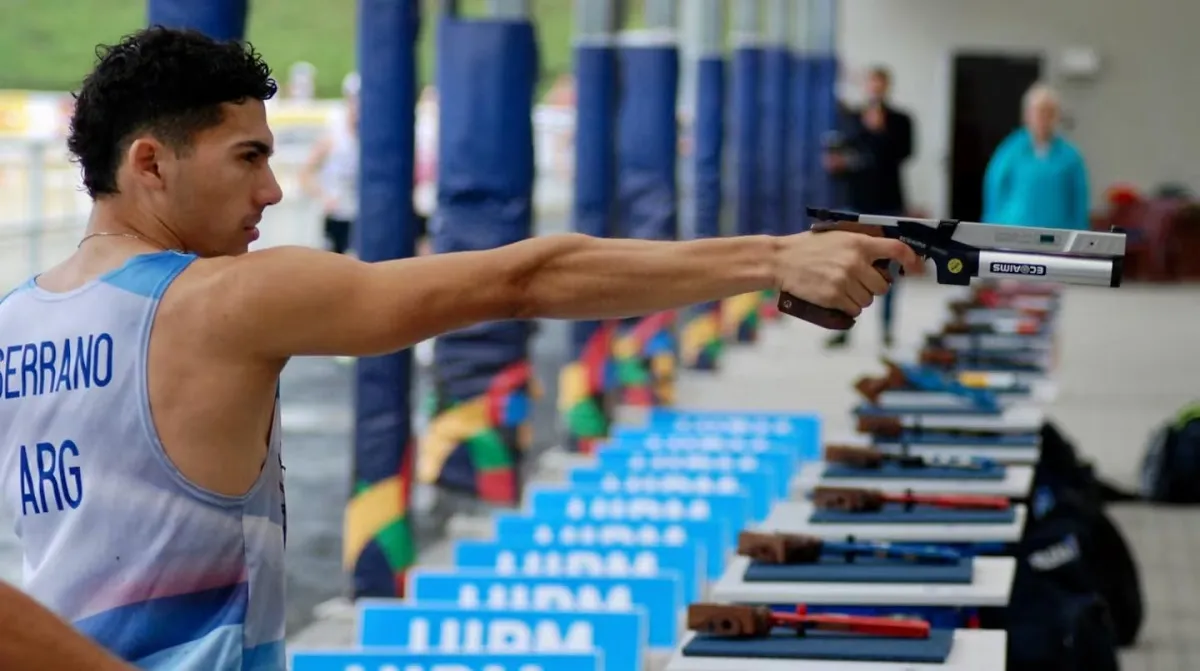 Franco Serrano debutó en el pentatlón moderno - Radio 3 Cadena Patagonia