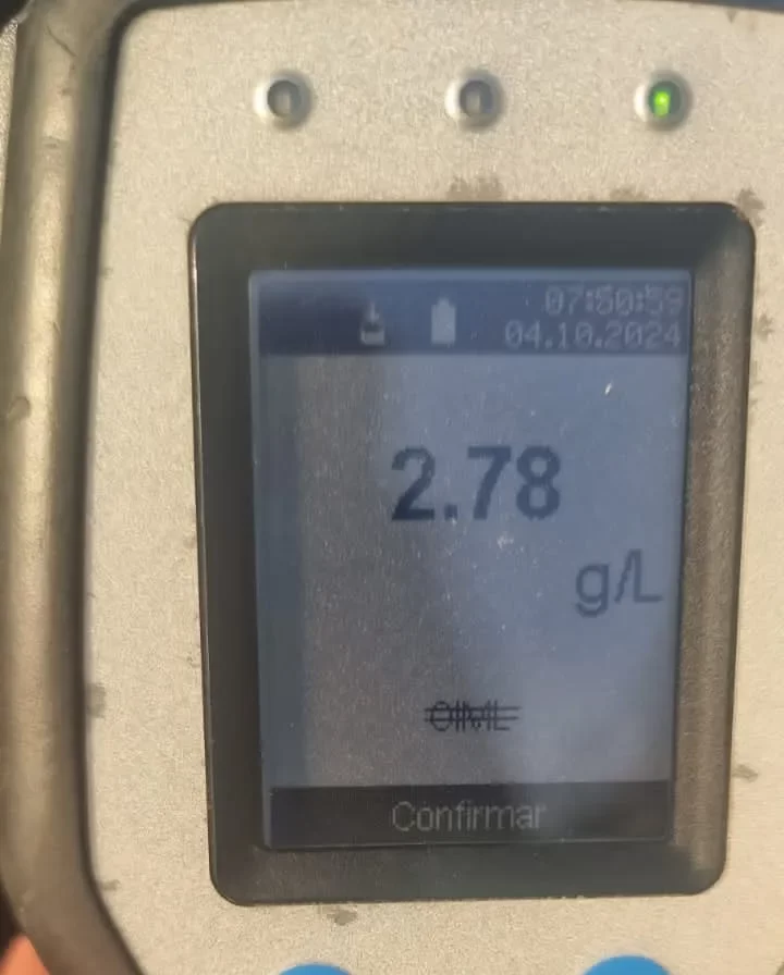 Un conductor ebrio se quedó dormido obstruyendo el tránsito