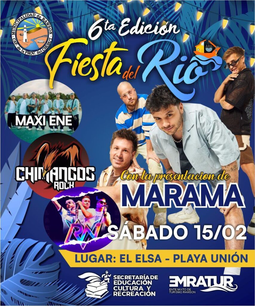 Rawson bailará al ritmo de Marama en la Fiesta del Río - Radio 3 Cadena ...