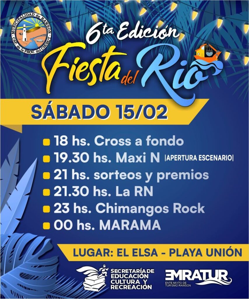 Rawson bailará al ritmo de Marama en la Fiesta del Río - Radio 3 Cadena ...