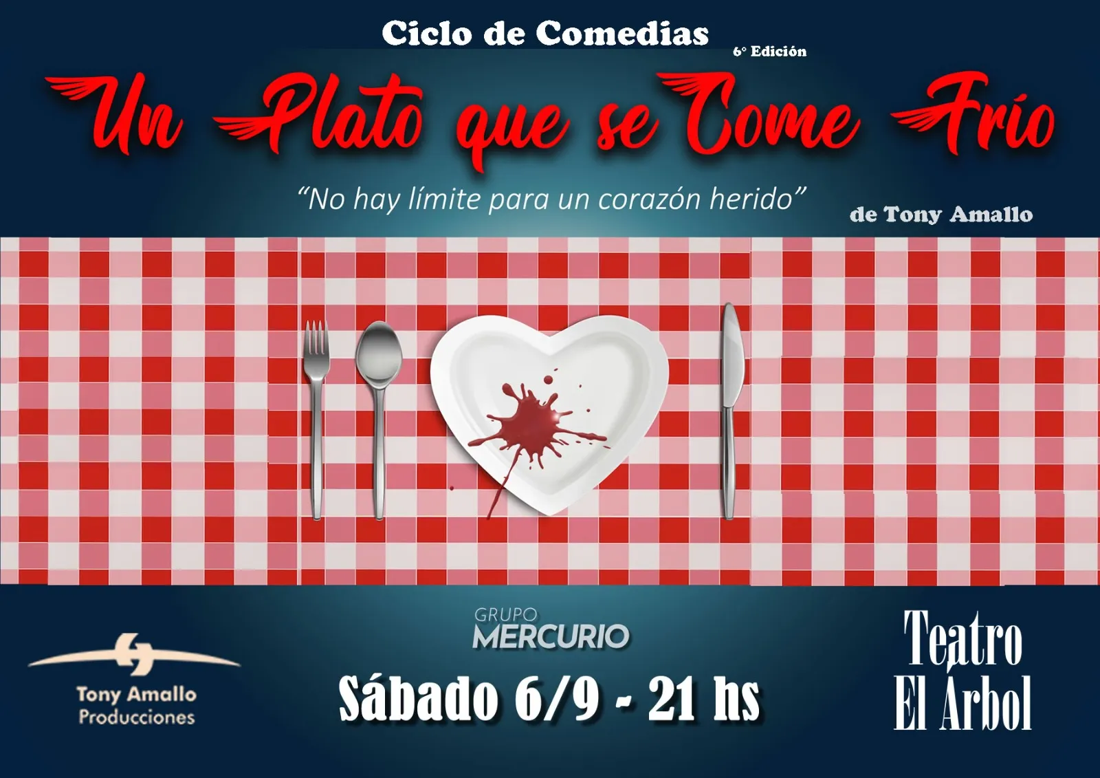 Tony Amallo se despide de la Patagonia en el cierre del Ciclo de Comedias - Radio 3 Cadena Patagonia