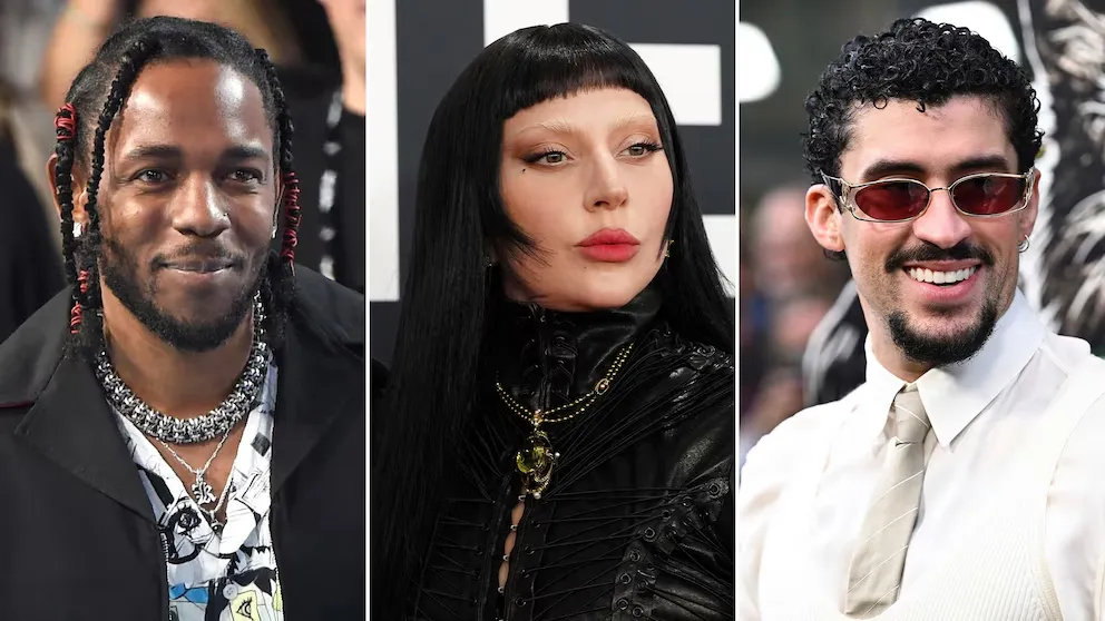 Kendrick Lamar, Lady Gaga y Bad Bunny lideran las nominaciones de los ...